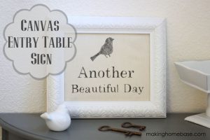 DIY Canvas Sign Tutorial