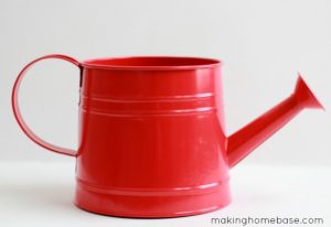 GLAM Spray Painted Watering Can Vase