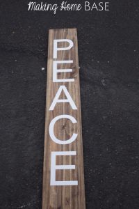 Peace Sign Outdoor Decor