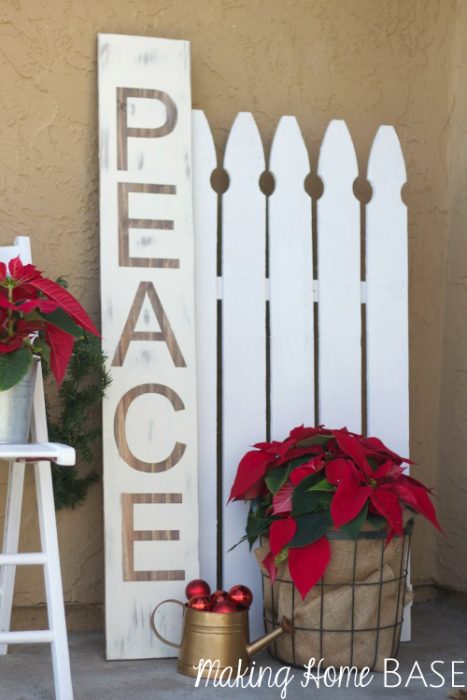 Peace Sign Outdoor Decor