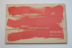 Colorful Hand Painted Wood Sign