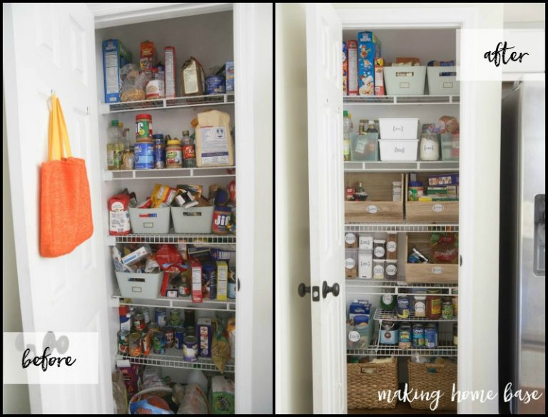 Six Steps to Pantry Organization with Free Pantry Labels