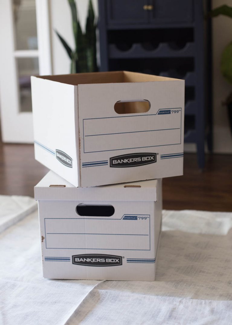 Fabric Covered Storage Boxes - Stylish Storage