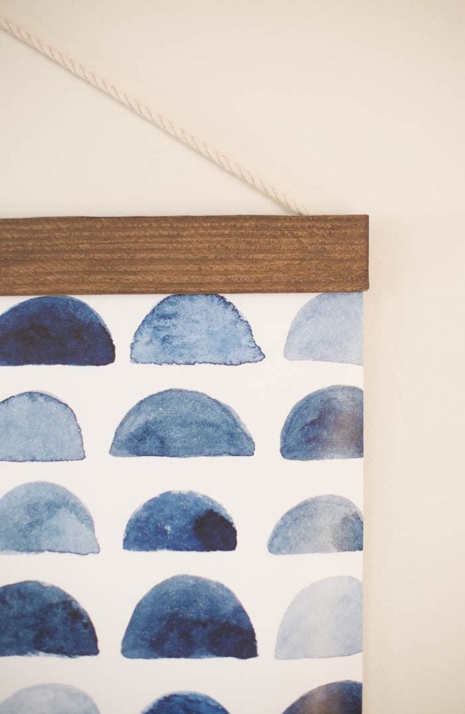 Pull down wall hanging DIY project that is just $20 to create and will ...