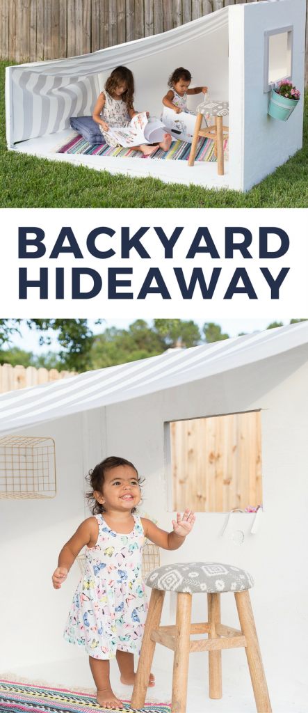Backyard Hideaway - the perfect outdoor nook for kids!