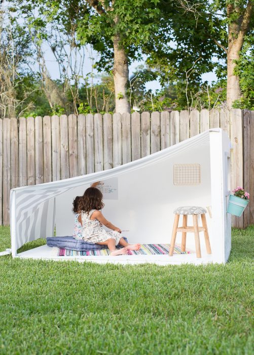 Backyard Hideaway - the perfect outdoor nook for kids!