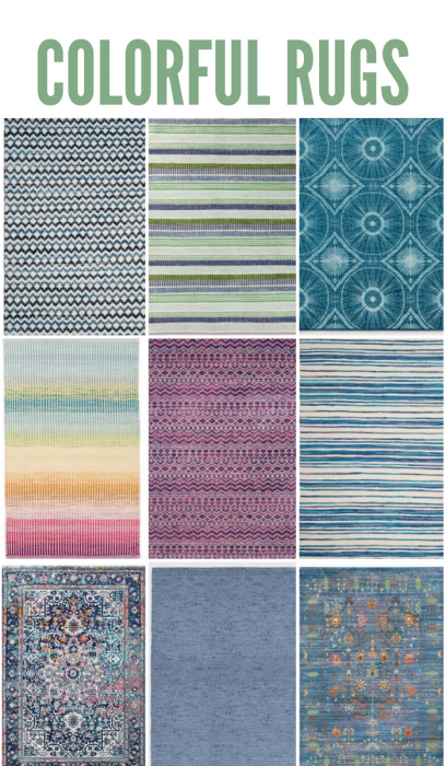 Bright and Colorful Rugs for a Playroom or Other Happy Spaces