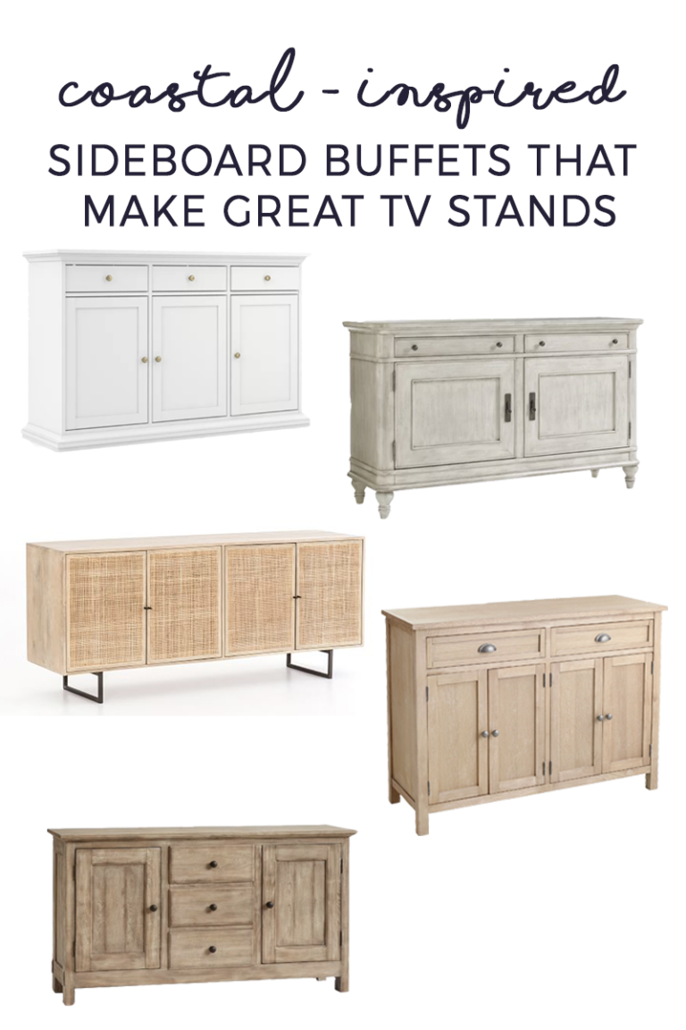 TV Stand Ideas - Using a Buffet or Sideboard as a TV stand