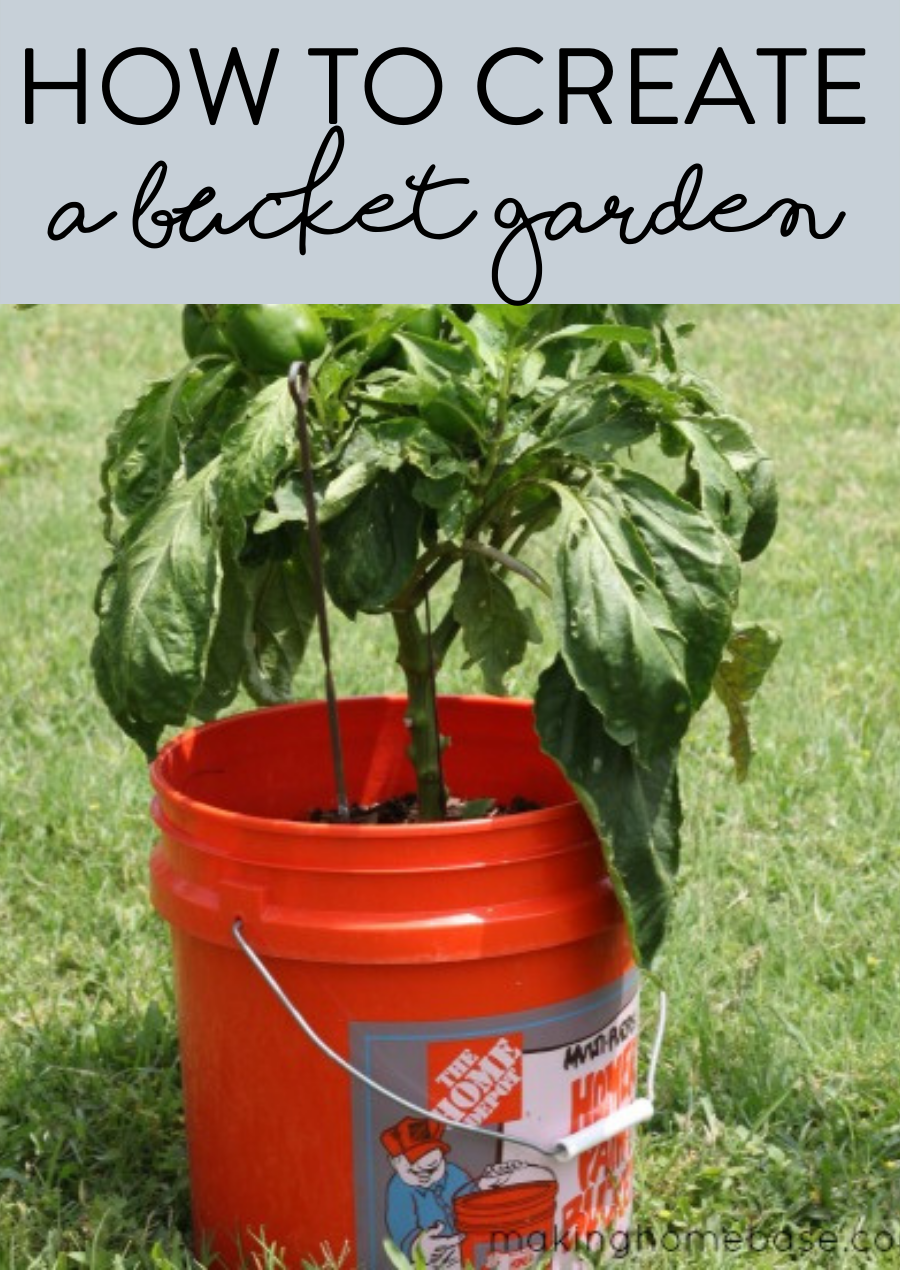 Bucket Gardening - Great Option for Small Garden Spaces
