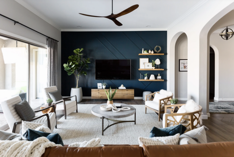 Sherwin Williams Dark Night SW 6327 - A Deep Navy Blue
