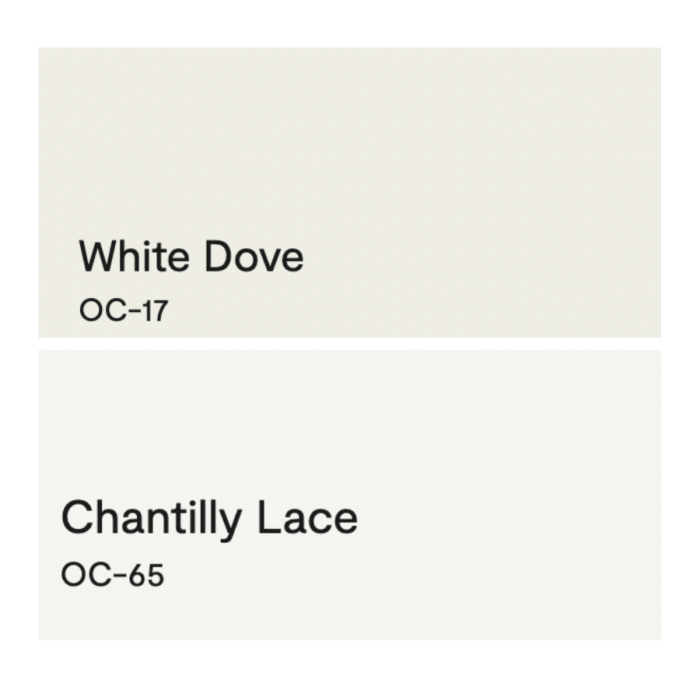 Benjamin Moore White Dove OC-17 A Warm White Favorite