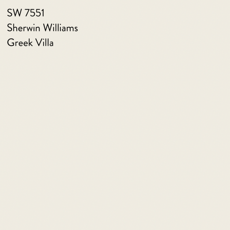 Sherwin Williams Greek Villa - A Warm White Paint Color