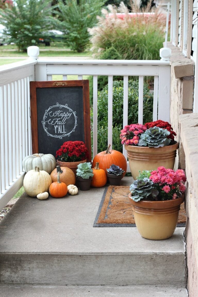 Fall Outdoor Decor - Transitioning to Fall