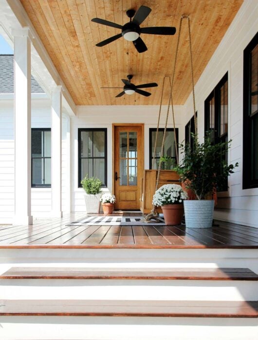 Porch Ceiling Ideas - Make your porch inviting by adding design above