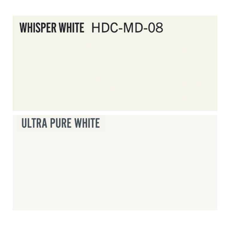 Behr Whisper White a Creamy White Paint Color