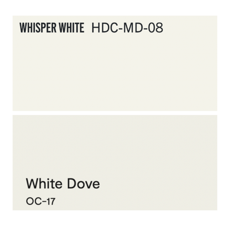 Behr Whisper White a Creamy White Paint Color