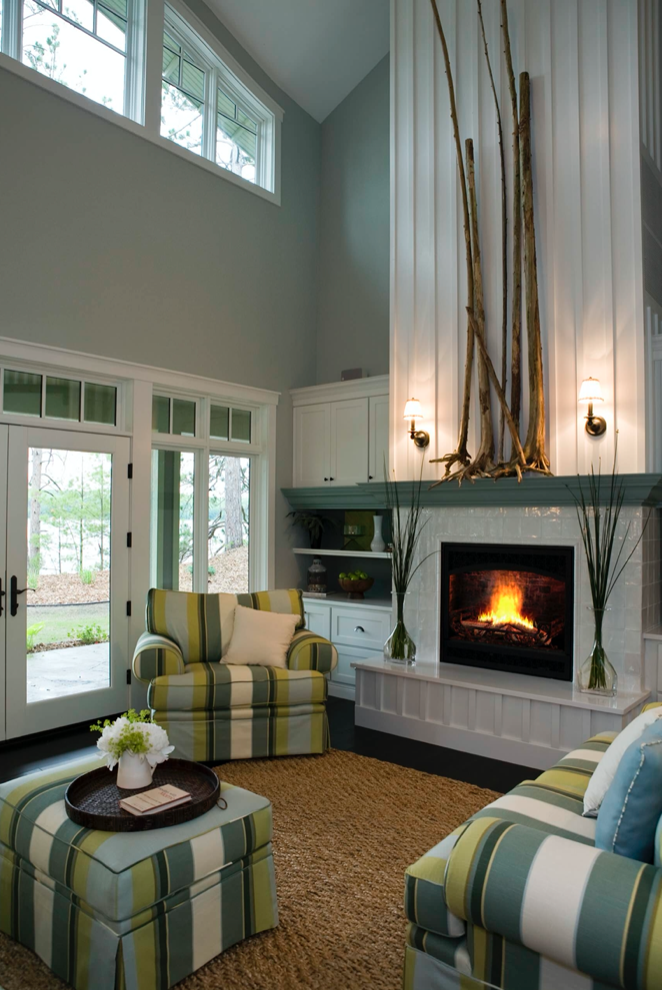 High Ceiling Fireplace Ideas