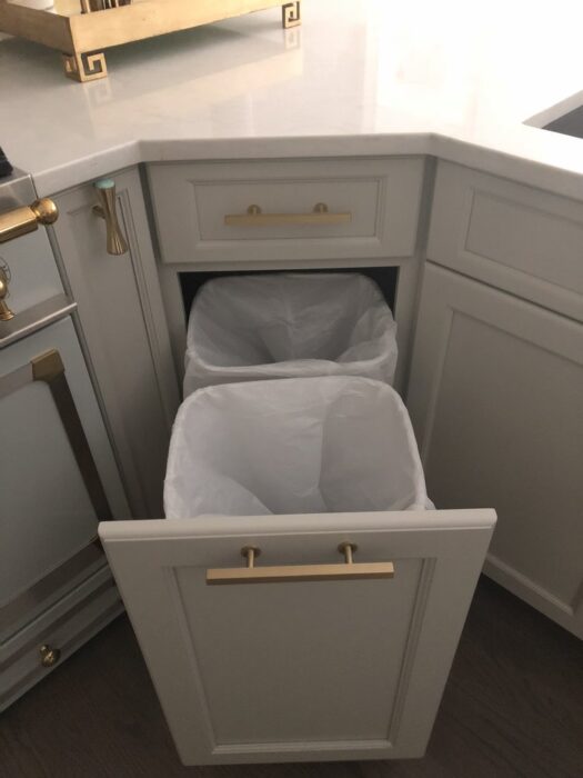 How to Hide a Kitchen Trash Can: Trash Can Storage Ideas