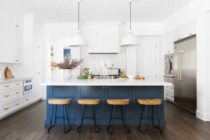 Blue Kitchen Island Paint Colors