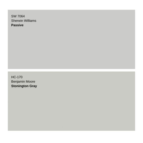 Sherwin Williams Passive SW 7064 A Light Soft Gray