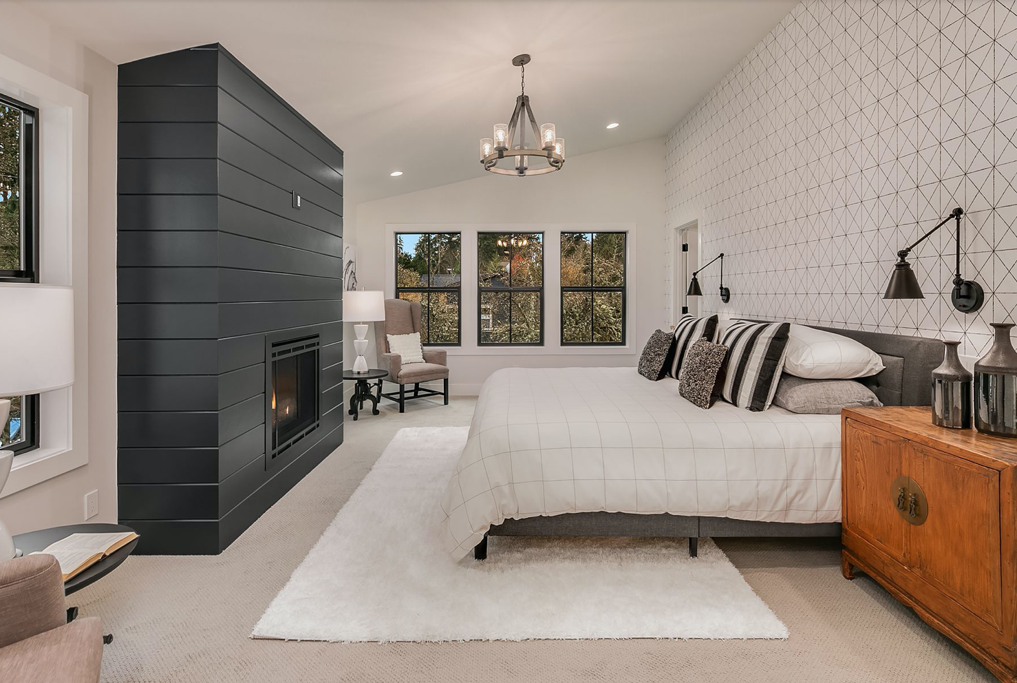 Geometric Accent Wall Ideas