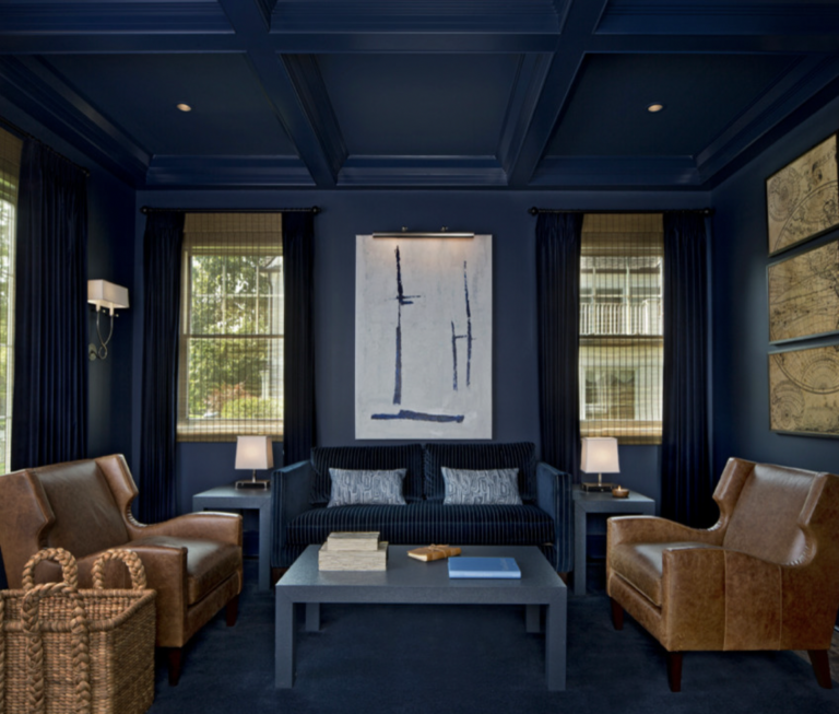 Sherwin Williams Naval - Deep Navy Blue Paint Color