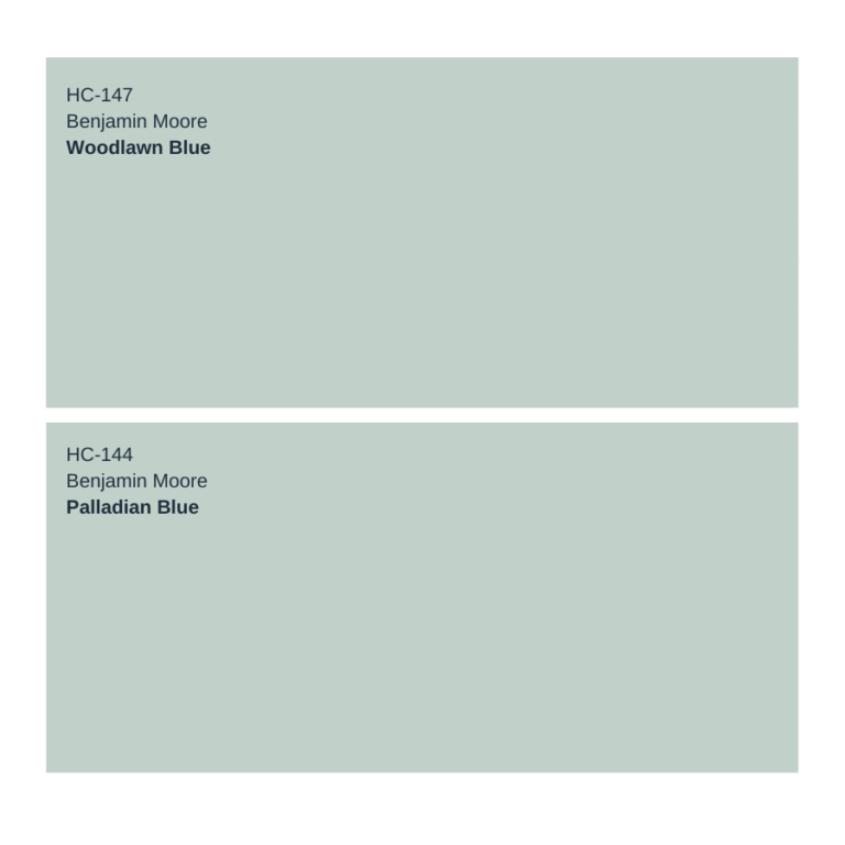Benjamin Moore Woodlawn Blue - A Calming Blue Green Paint Color