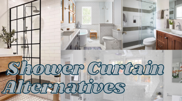 Shower Curtain Alternatives for your Bathroom Makeover