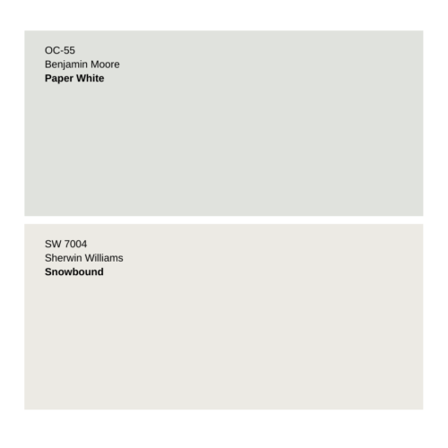Benjamin Moore Paper White - A Subtle Light Gray