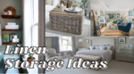 15 Linen Storage Solutions When you don't Have a Linen Closet