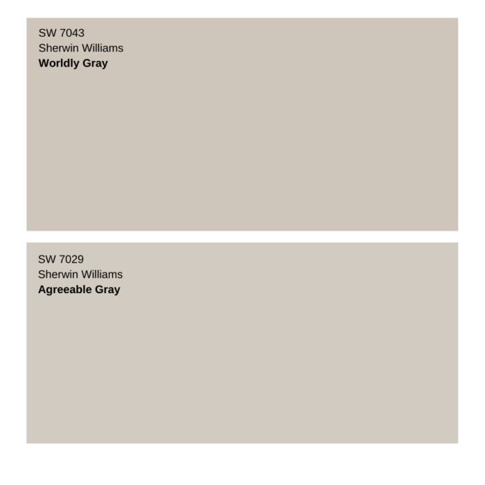 Sherwin Williams Worldly Gray