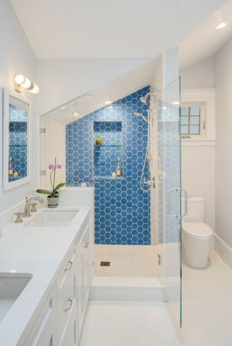 Cool and Colorful Shower Tile Ideas