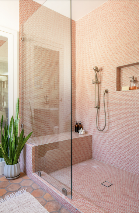 Cool and Colorful Shower Tile Ideas